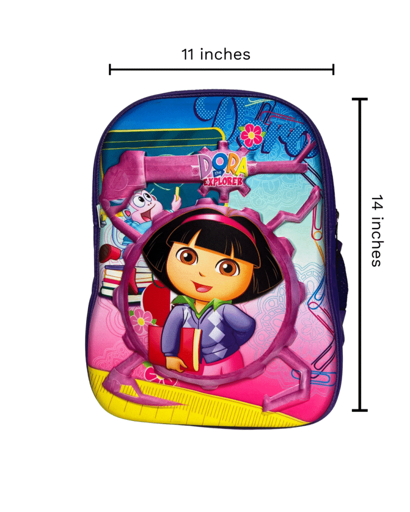Dora Explorer 3D school bag for girls – Malik & Sons